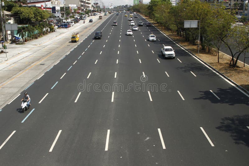 Multi Lane Concrete Highway in the Philippines Editorial Photo - Image ...