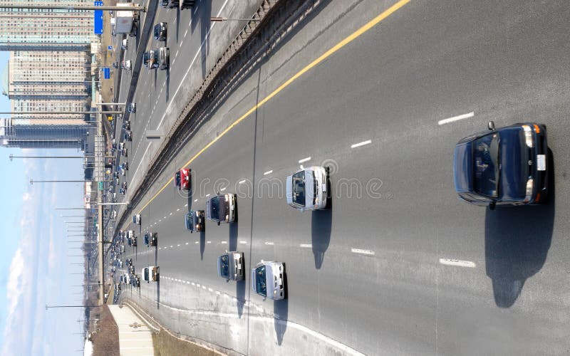 Multi-lane highway stock photo. Image of directions, signs - 4086162