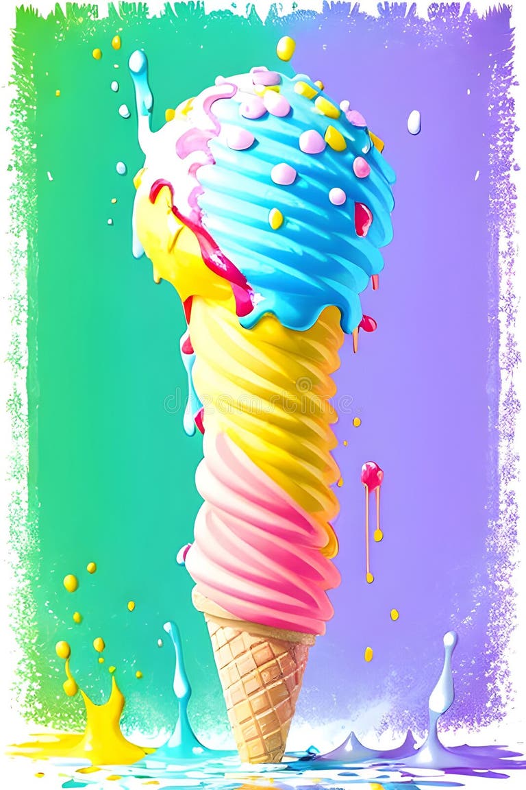 Ice Cream Funnel Stock Illustrations – 170 Ice Cream Funnel Stock ...