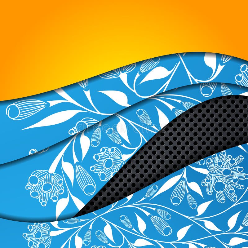 Multi Layered Abstract Background Stock Vector - Illustration of ...