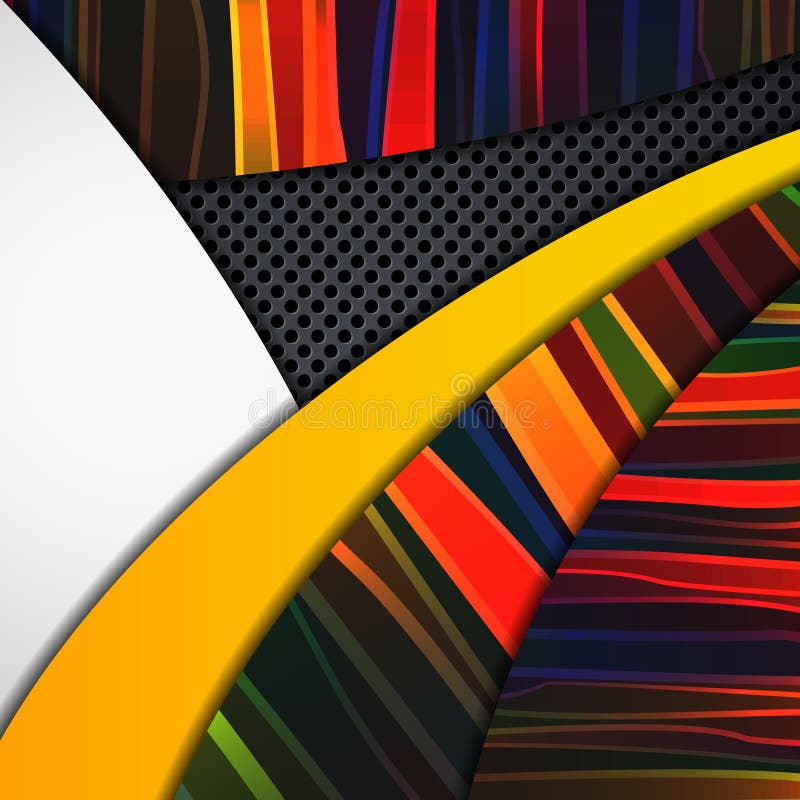 Multi Layered Abstract Background Stock Vector - Illustration of ...