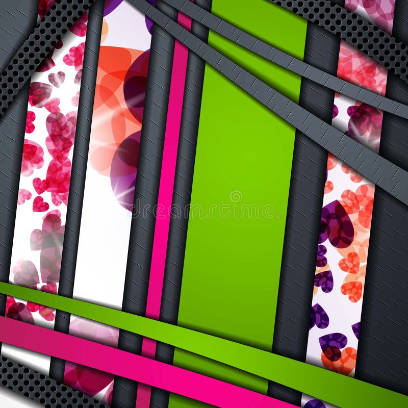 Multi Layered Abstract Background Stock Vector - Illustration of design ...