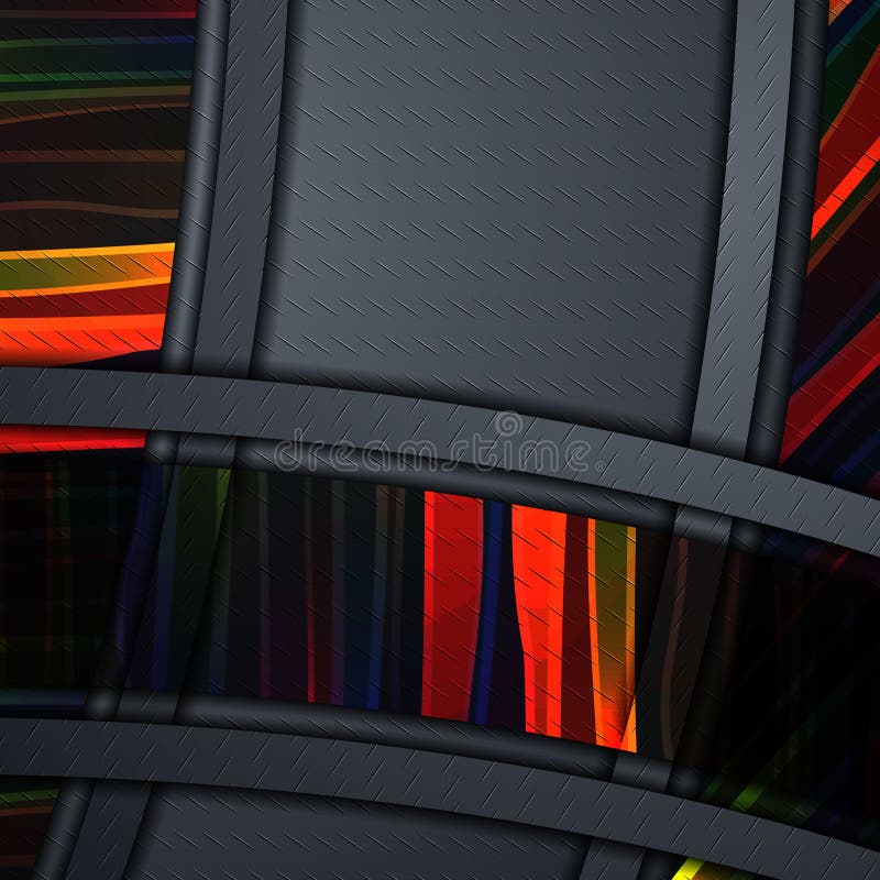 Multi Layered Abstract Background Stock Vector - Illustration of ...