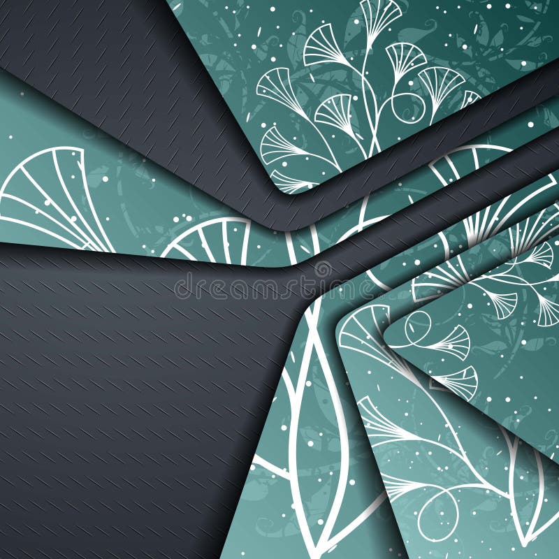 Multi Layered Abstract Background Stock Vector - Illustration of ...