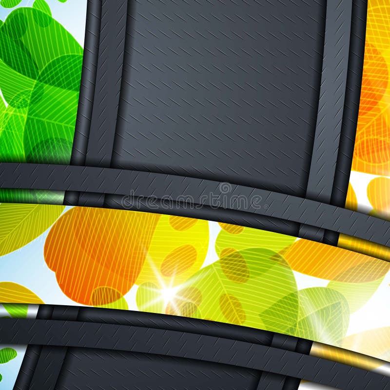 Multi Layered Abstract Background with the Theme Stock Vector ...