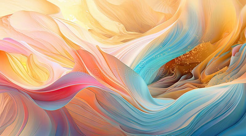 Multi Layers Color Texture Papercut Layers in Gradient Banner. Cover ...