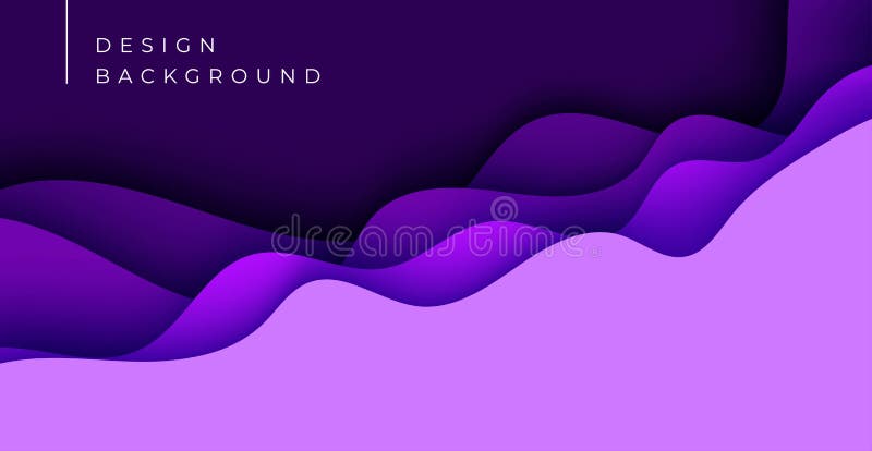 Multi Layers Purple Dark Texture 3D Papercut Layers in Gradient Vector ...