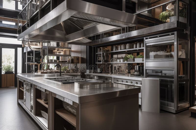 Level High Volume Kitchen Stock Illustrations – 5 Level High Volume ...