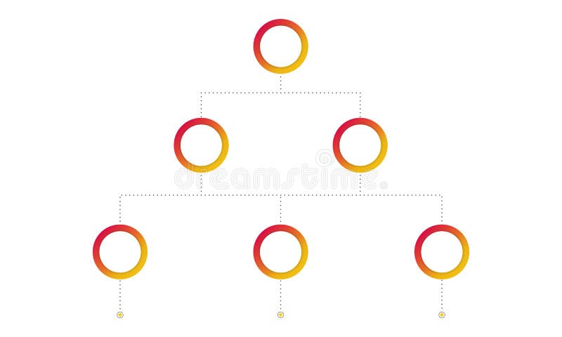 Multi-level Marketing Business Template. Blank Mlm Structure on White ...