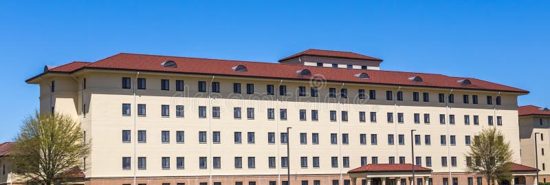 Multi Level Multi Room Standard Military Barracks Stock Image - Image ...