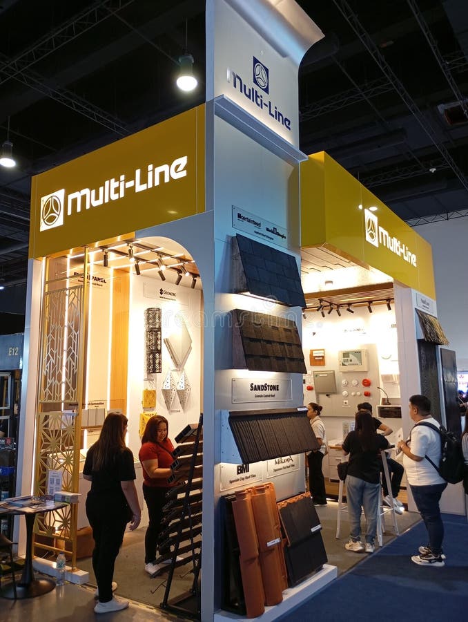 Multi Line Booth at Philconstruct Expo in Pasay, Philippines Editorial ...
