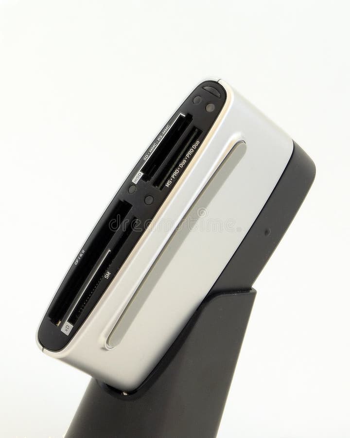 Multi Media Reader stock image. Image of compact, reader - 121737