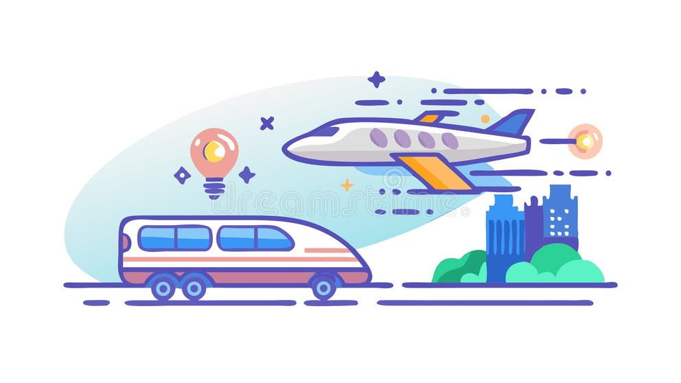 Multi Modal Transportation Stock Illustrations – 119 Multi Modal ...