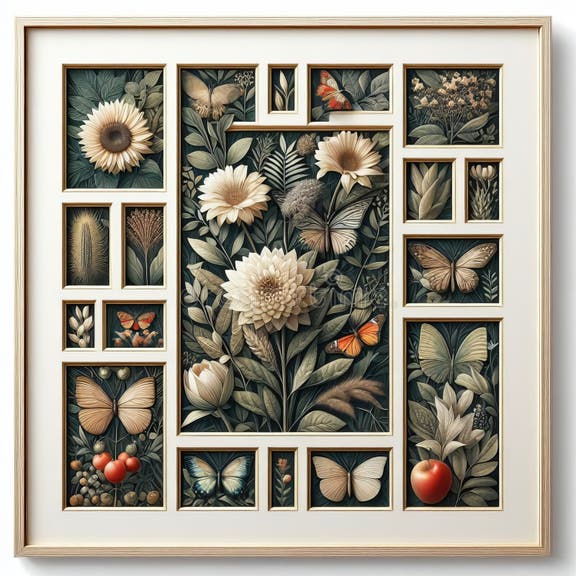 Multi Opening Frame a Frame with Multiple Windows or Openins Stock ...