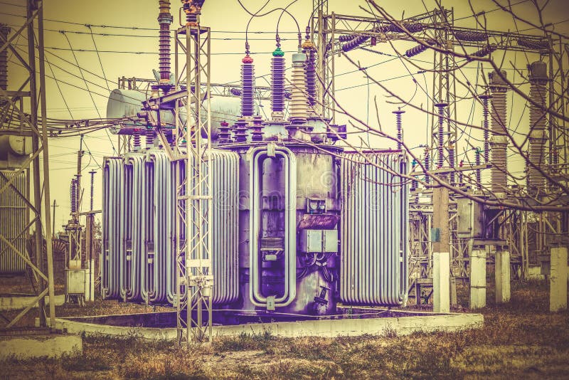 Multi-phase High-voltage Transformer of High Power at the Substation ...