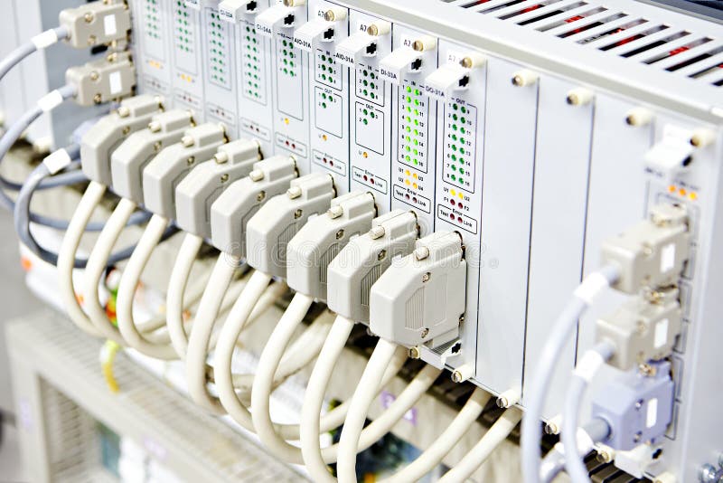 Multi Pin Connectors and Sockets Stock Image - Image of electrical ...