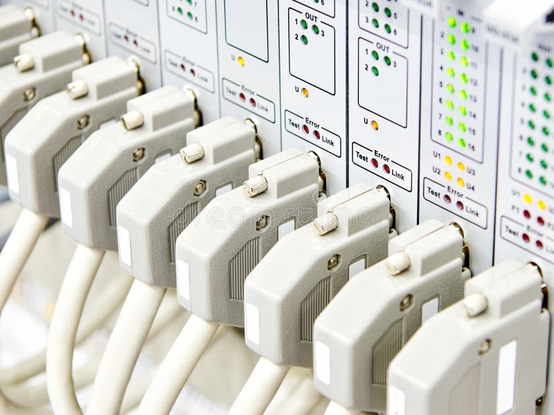 Multi Pin Connectors and Sockets Stock Photo - Image of port, cord ...