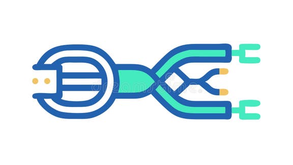 Multi Prong Cable Connector, Secure Data Link, Advanced Interface, and ...