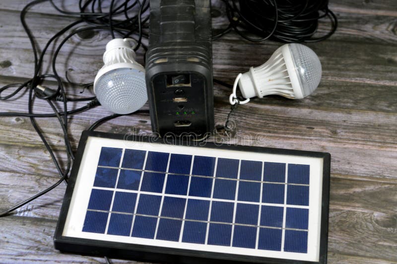 A Multi Purpose Battery Charged with a Solar Panel, a Device that ...