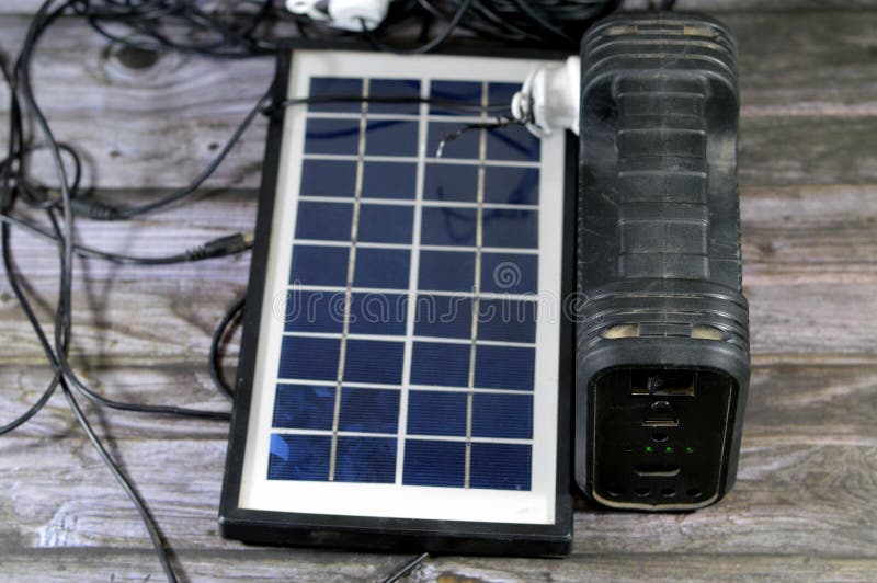 A Multi Purpose Battery Charged with a Solar Panel, a Device that ...