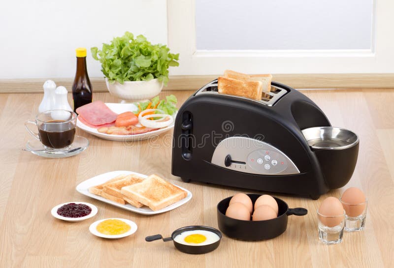Multi Purpose Bread Toaster Stock Photo - Image of equipment, bread ...