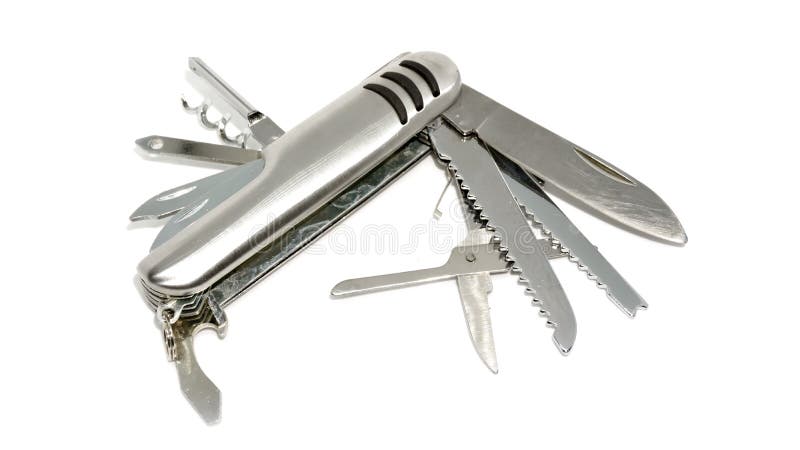 Multi-purpose Folding Knife Stock Photo - Image of multi, handy: 95064786