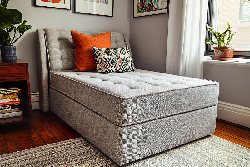 Multi Purpose Furniture in Modern Cozy Living Room Setting Stock Photo ...