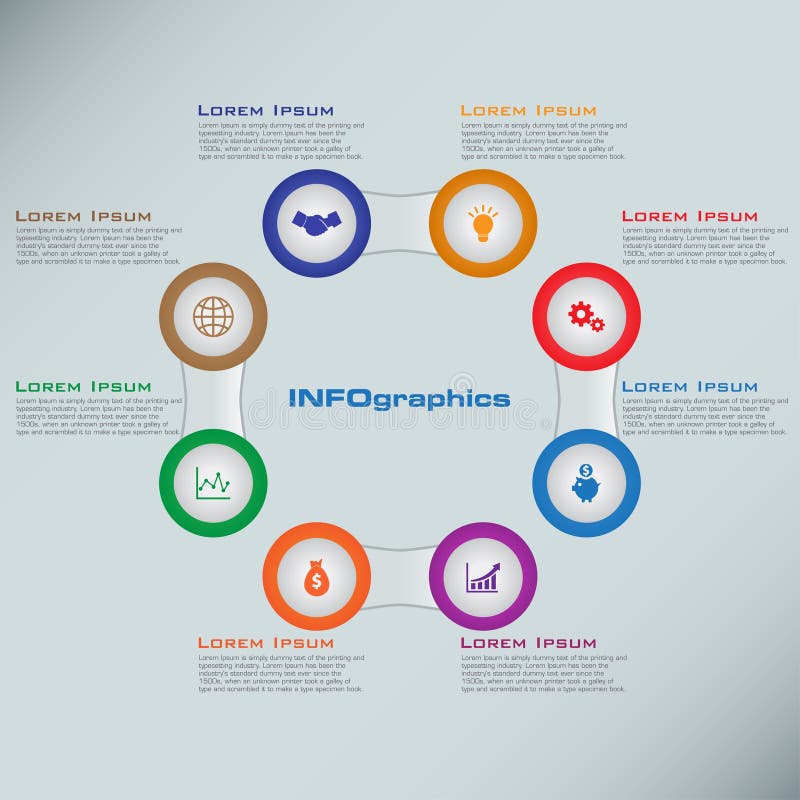 Multi Purpose Infographic Vector Design Template Stock Vector ...