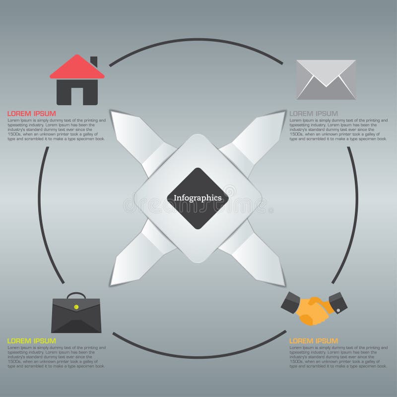 Multi Purpose Infographic Vector Design Template Stock Vector ...
