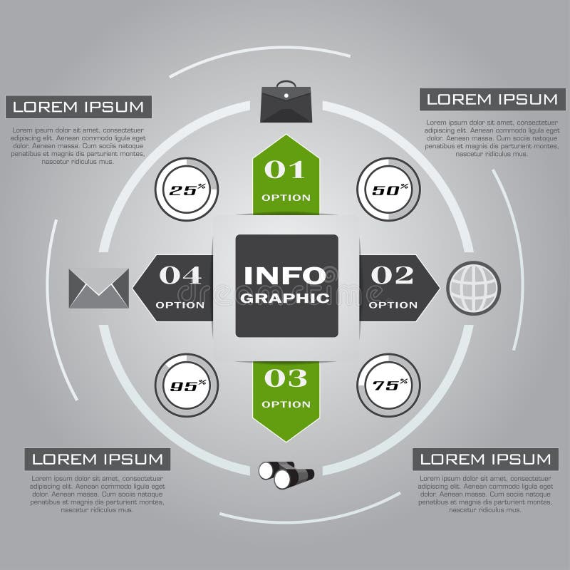 Multi Purpose Infographic Vector Design Template Stock Vector ...