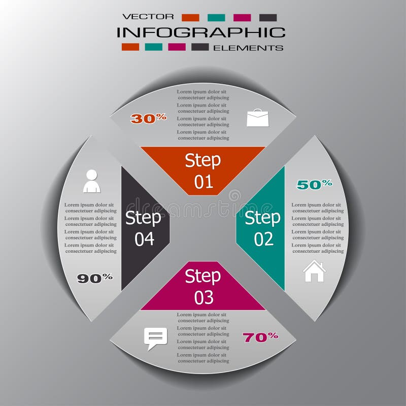 Multi Purpose Infographic Vector Design Template Stock Vector ...