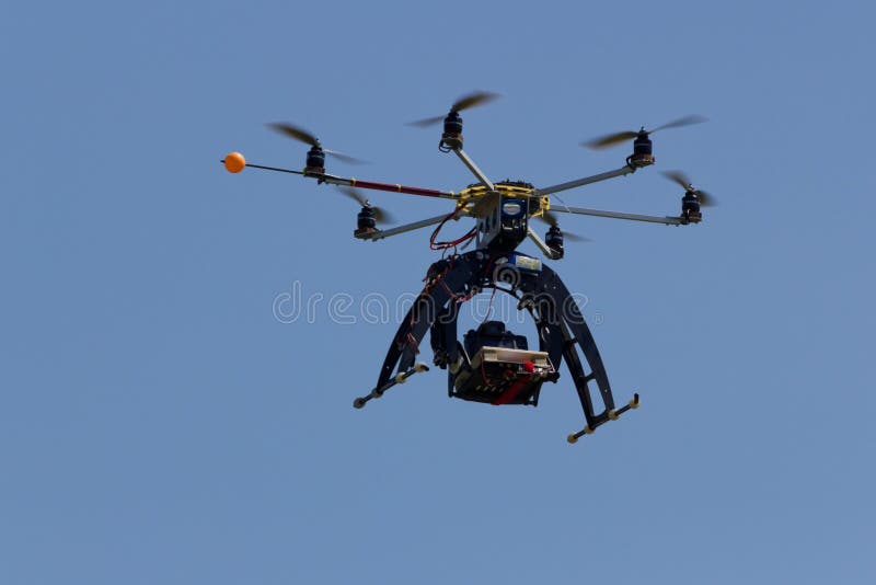 Multi rotor drone stock photo. Image of copter, vehicle - 30355980