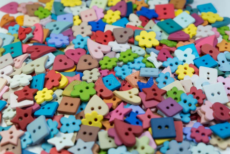 Multi Shape and Colorful Buttons Background Stock Image - Image of ...