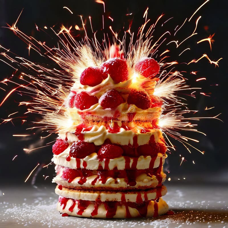 Multi Shot Cakes Fireworks that Contain Multiple Tubes Stock Image ...