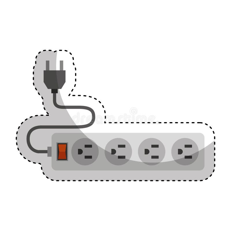 Socket Multi Plug Icon Stock Illustrations – 190 Socket Multi Plug Icon ...