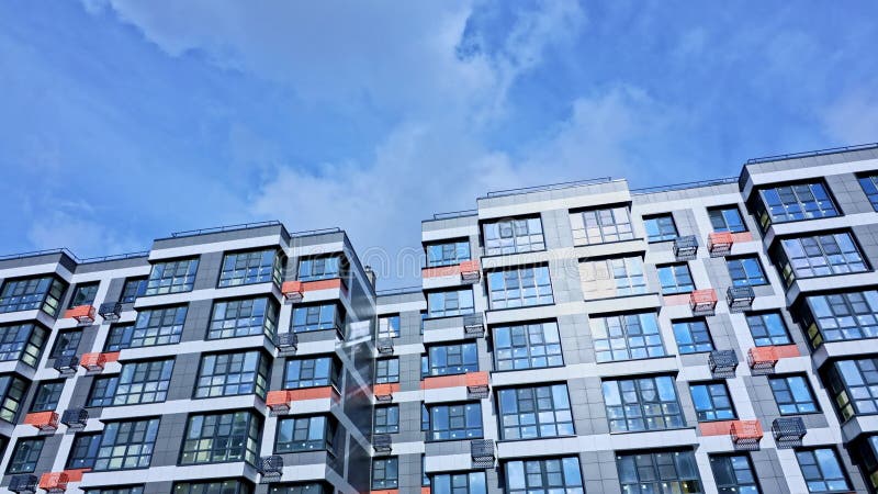 Multi-storey Apartment Buildings of the Modern Architectural Style of ...