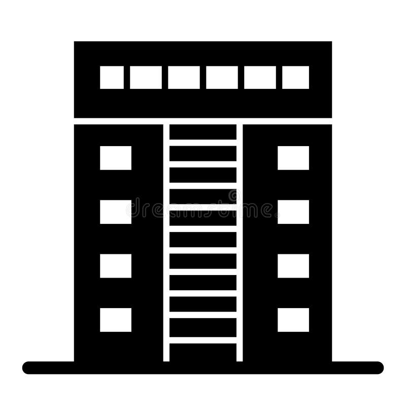 Multi-storey Building Linear Icon. Apartment House Thin Line ...