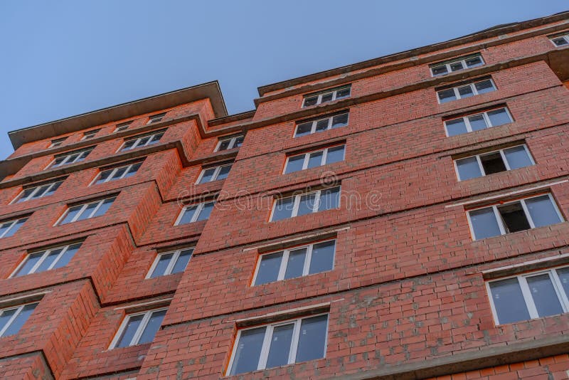 Multi-storey Brick Unfinished House.Multi-storey Brick Unfinished House ...