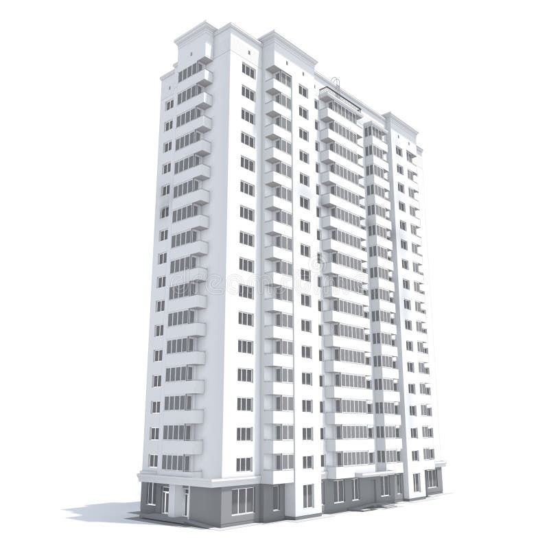 Skyscraper section stock vector. Illustration of draft - 13450931