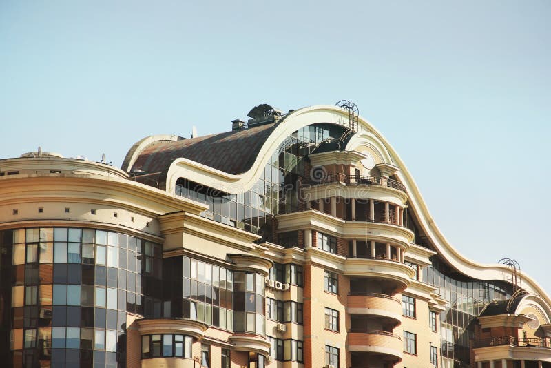 Multi Storey Building on Sky Background Stock Photo - Image of multi ...