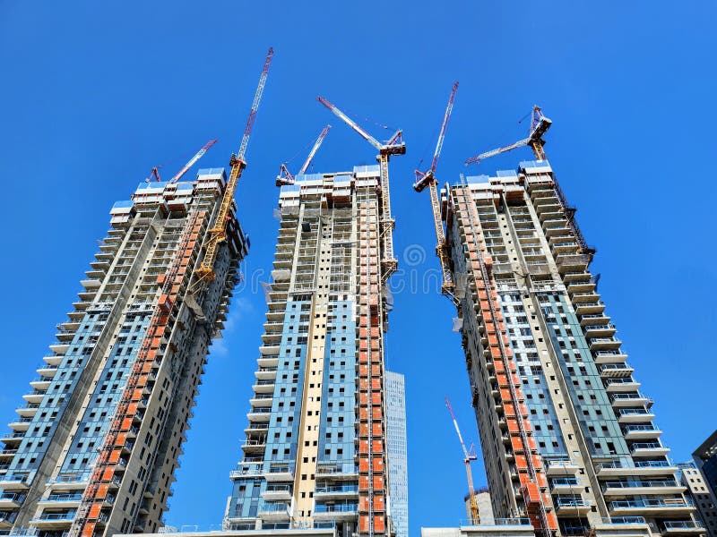 Multi-storey Building Under Construction Stock Photo - Image of multi ...