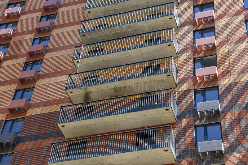 Multi-storey Building Under Construction New Residential Complex ...