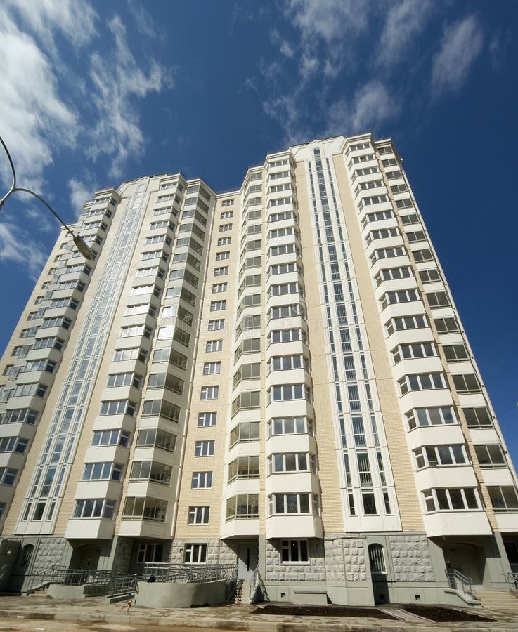 Multi-storey Residential Building Stock Photo - Image of moscow, storey ...