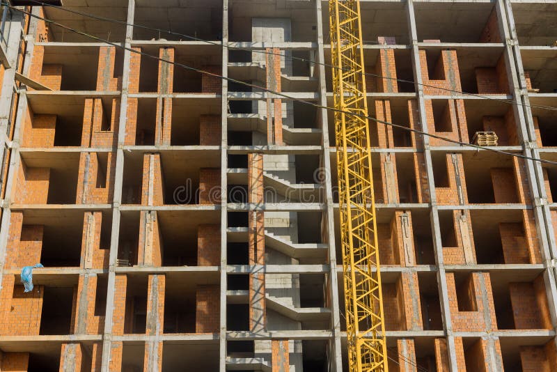 A Multi-storied Apartment Building is Being Constructed Along the Way ...