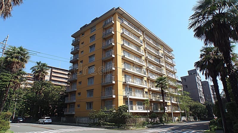 Multi-story Residential Building, Sunny Day, Urban Setting Stock ...