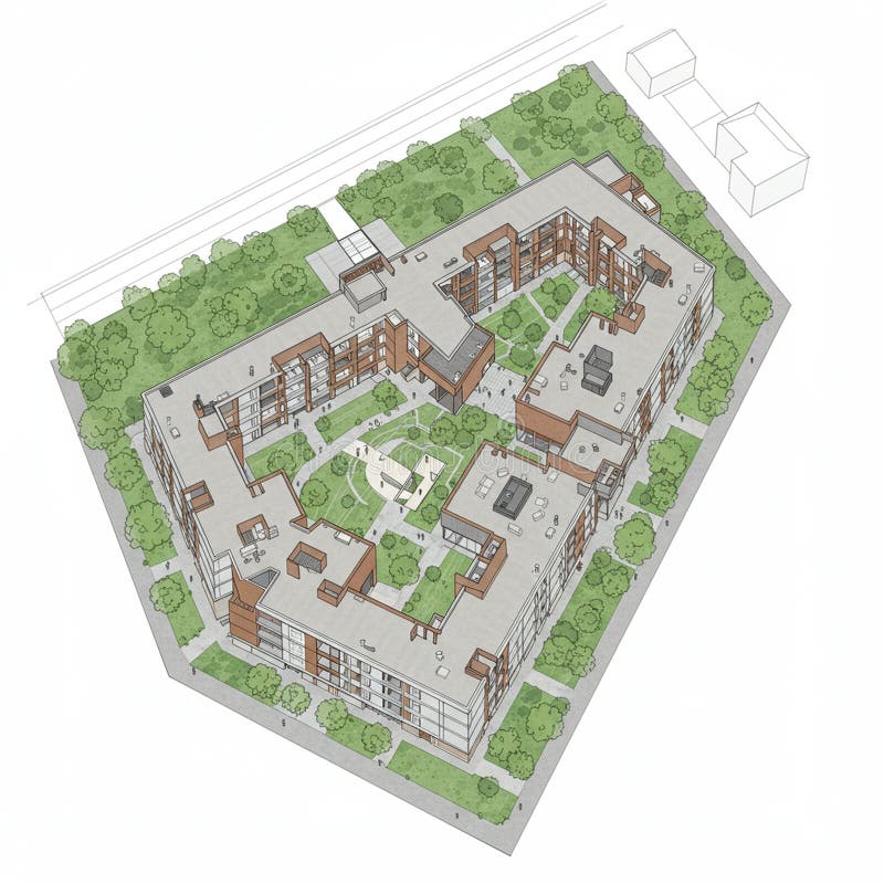 Multi Story Layout Stock Illustrations – 673 Multi Story Layout Stock ...