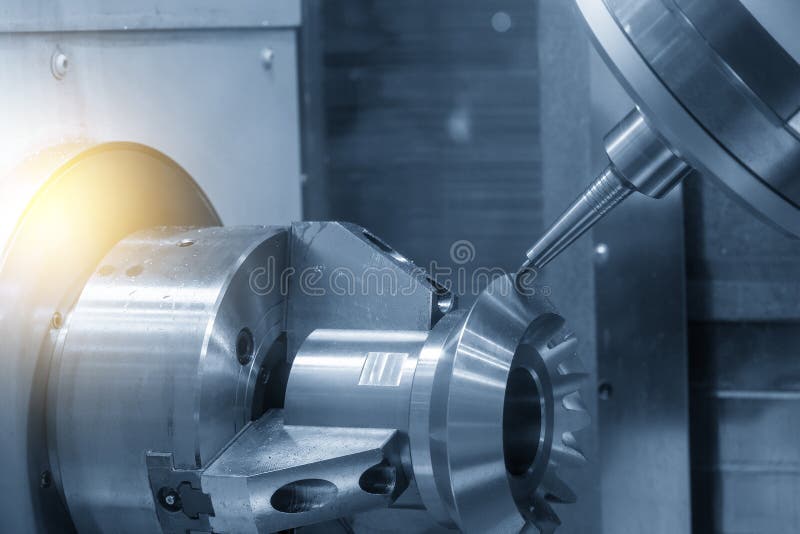 The Multi-tasking CNC Machine Cutting the Differential Gear Part Stock ... The Multi-tasking CNC Machine Cutting the Differential Gear Part Stock ...