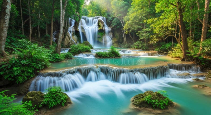 Several Serene Water Pools Stock Illustrations – 60 Several Serene ...