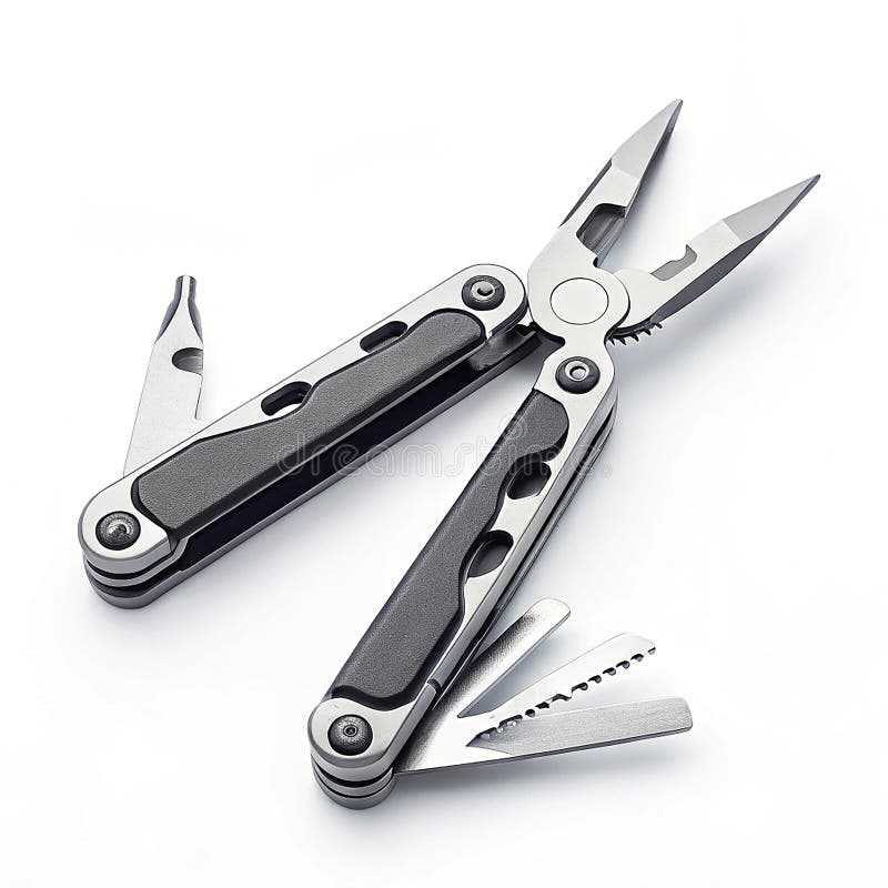 Multi Tool Gadget for Travel Use Stock Illustration - Illustration of ...