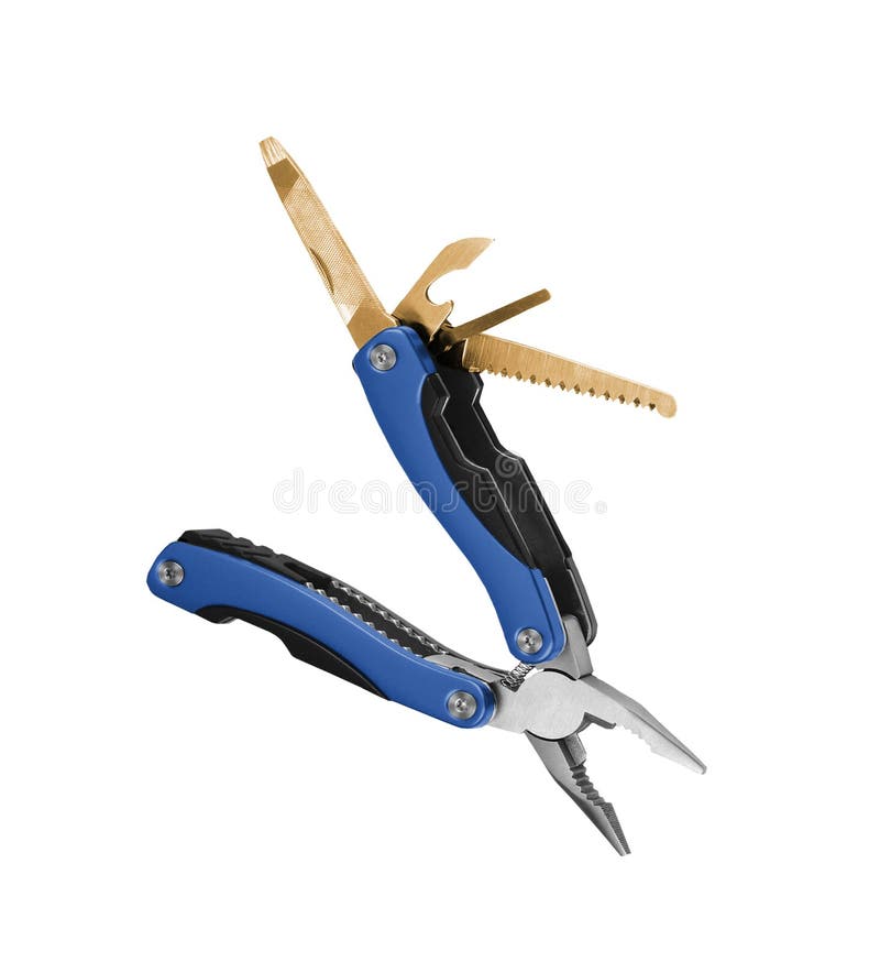 Multi tools knife isolated stock image. Image of sharp - 75842729